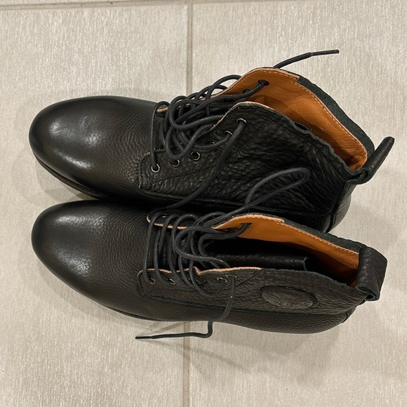 Blackstone | Shoes | New Without Box Blackstone Black Lace Up Boots ...